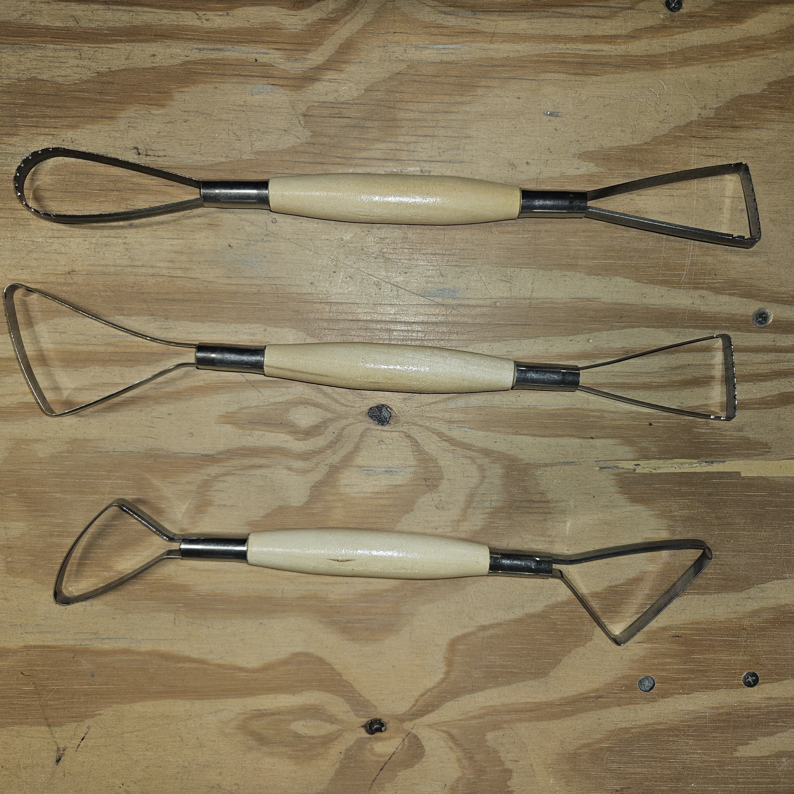 Large Sculptural Ribbon Tool Set - 3pc - The Potter's Market