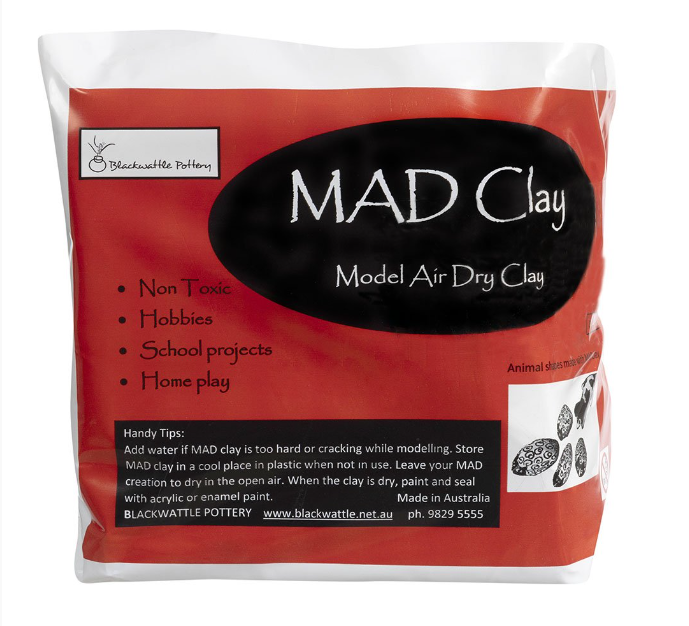 Blackwattle Mad Clay Non-Fire White Clay - The Potter's Market