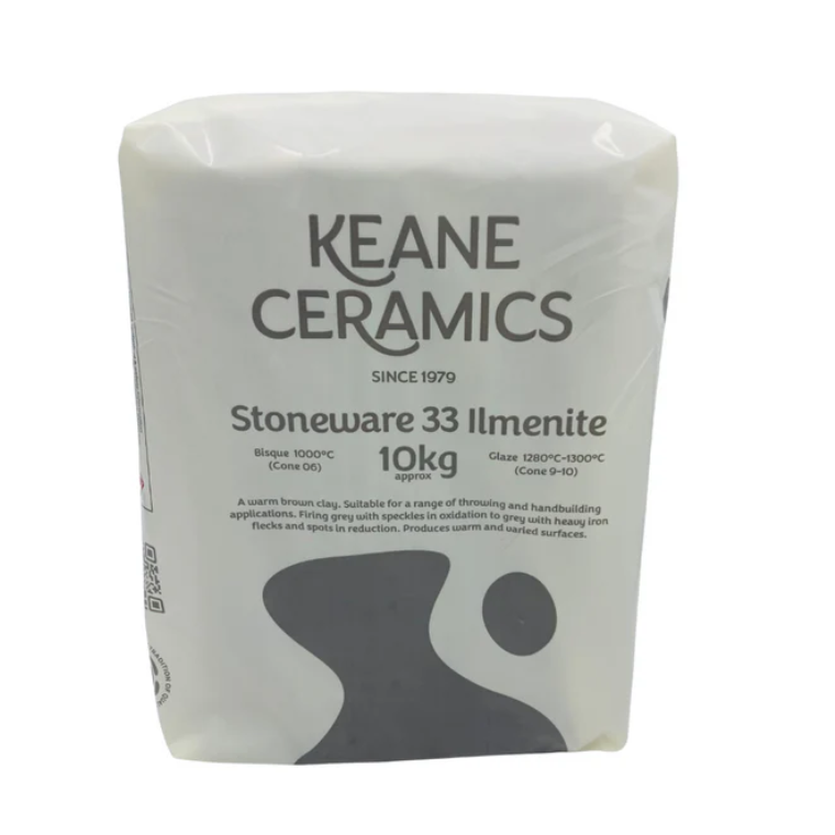 Keanes No.33 with Illmenite Stoneware Clay 10kg - The Potter's Market