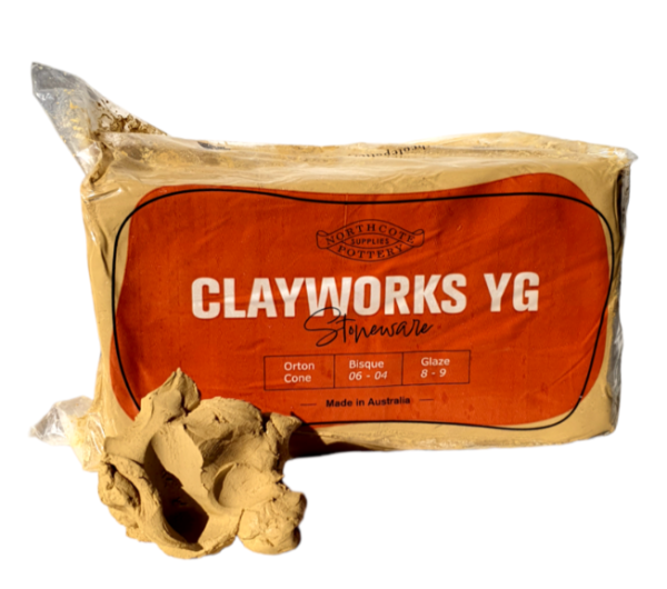 Clayworks YG Yellow Stoneware Clay 10kg - The Potter's Market